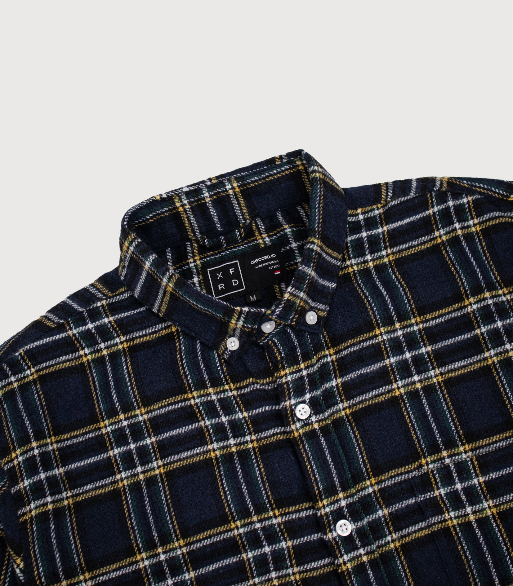 Flannel Space Denim Shirt – Oxfoord